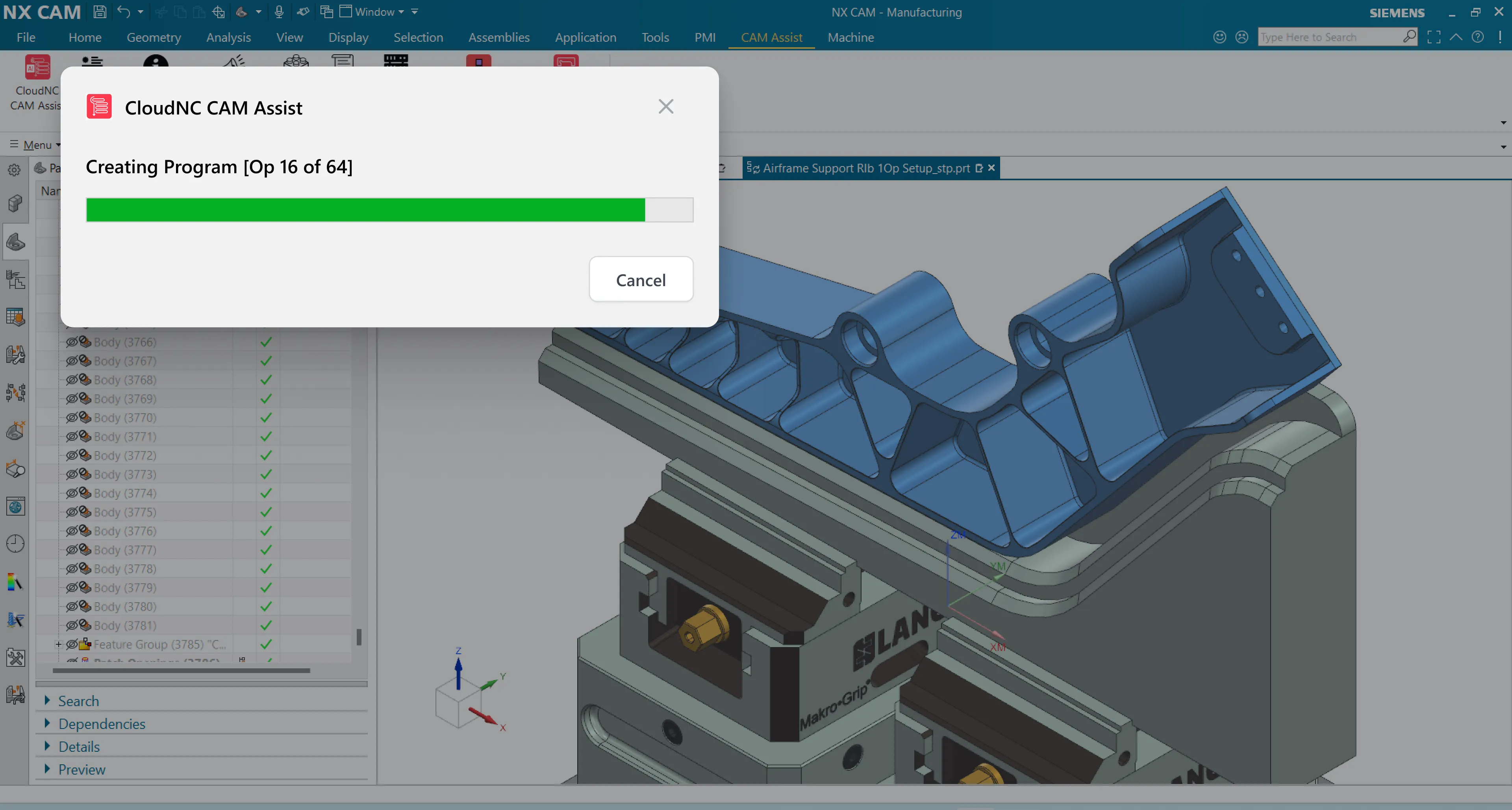 CAM Assist for Siemens NX - AI CAM
